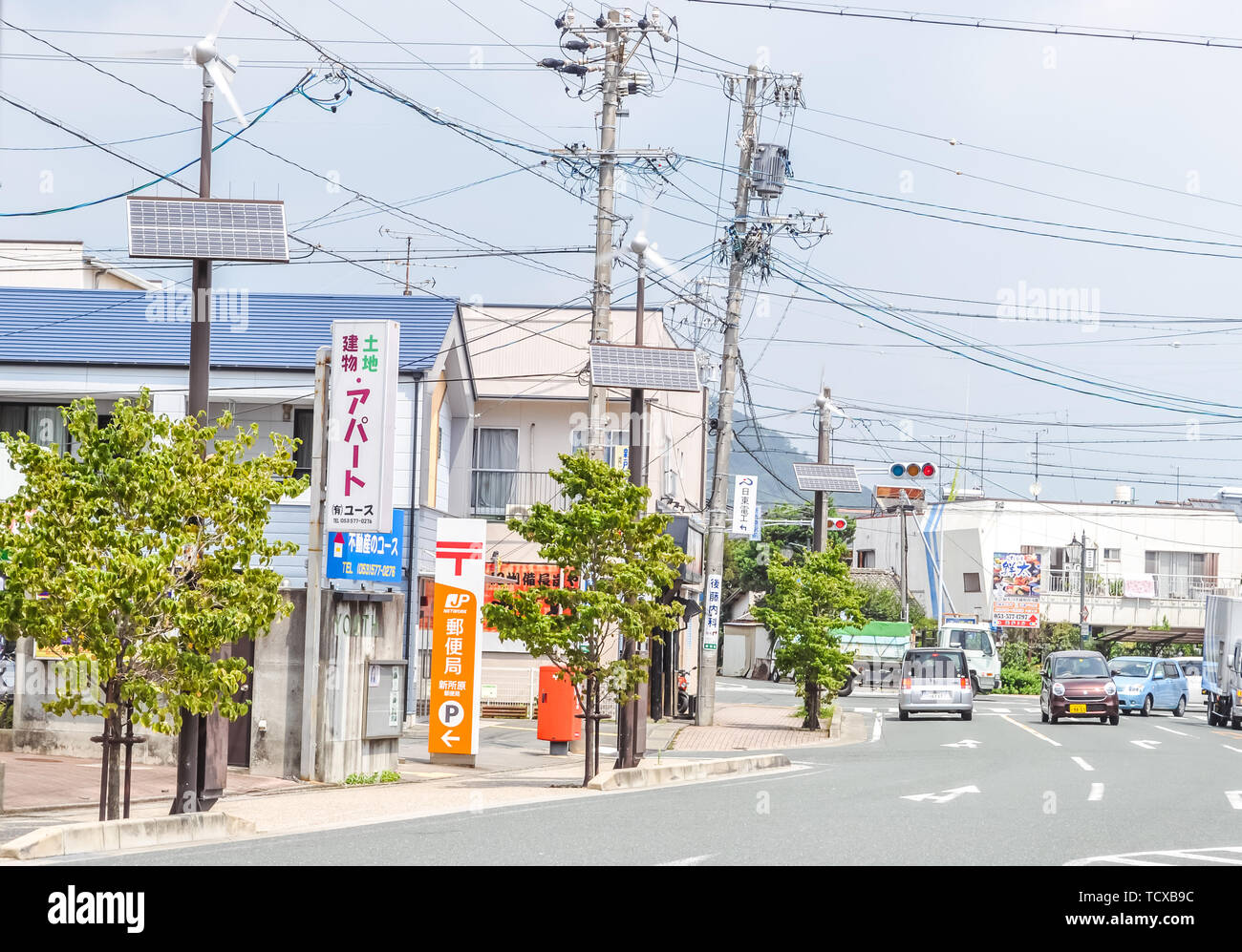The scenery of the small town of Hamamatsu, Japan Stock Photo - Alamy