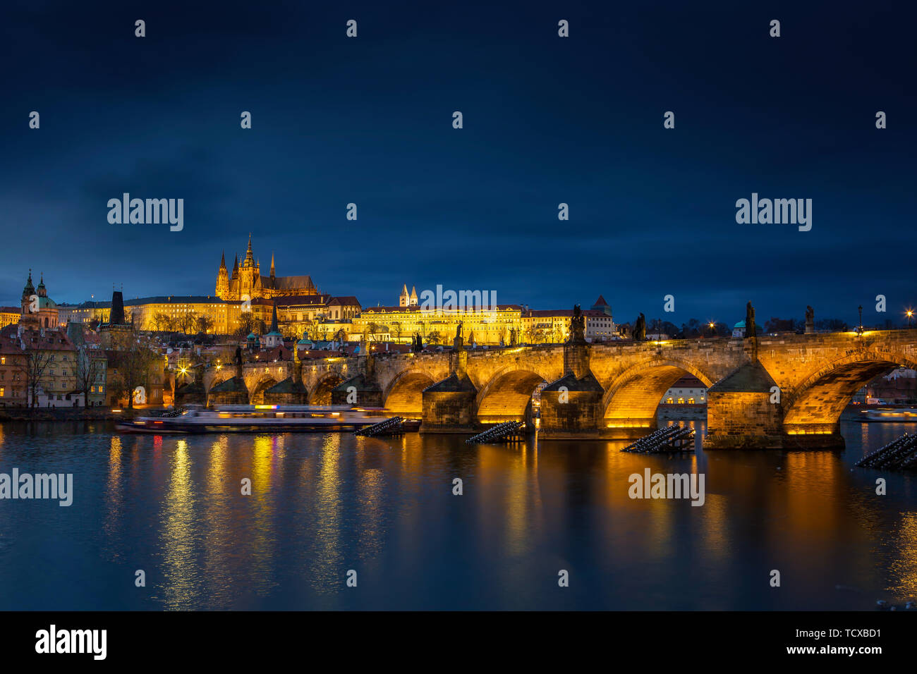 Romantic medieval city of Prague Stock Photo - Alamy