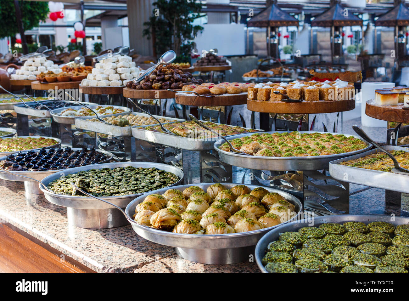 Middle east hotel buffet hi-res stock photography and images - Alamy