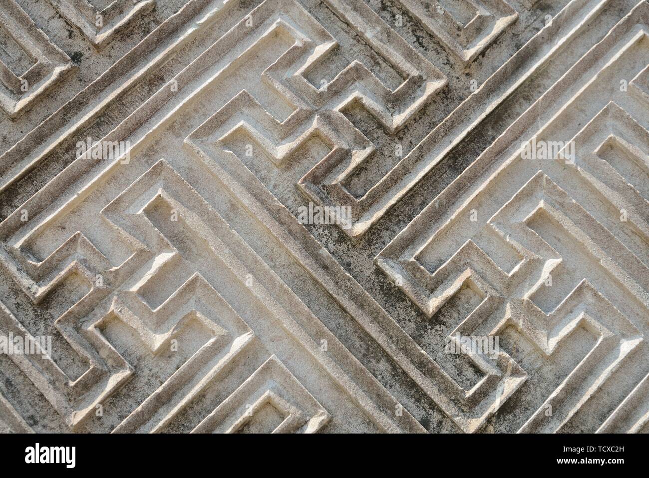 Traditional decorative pattern stone carving pattern Stock Photo - Alamy