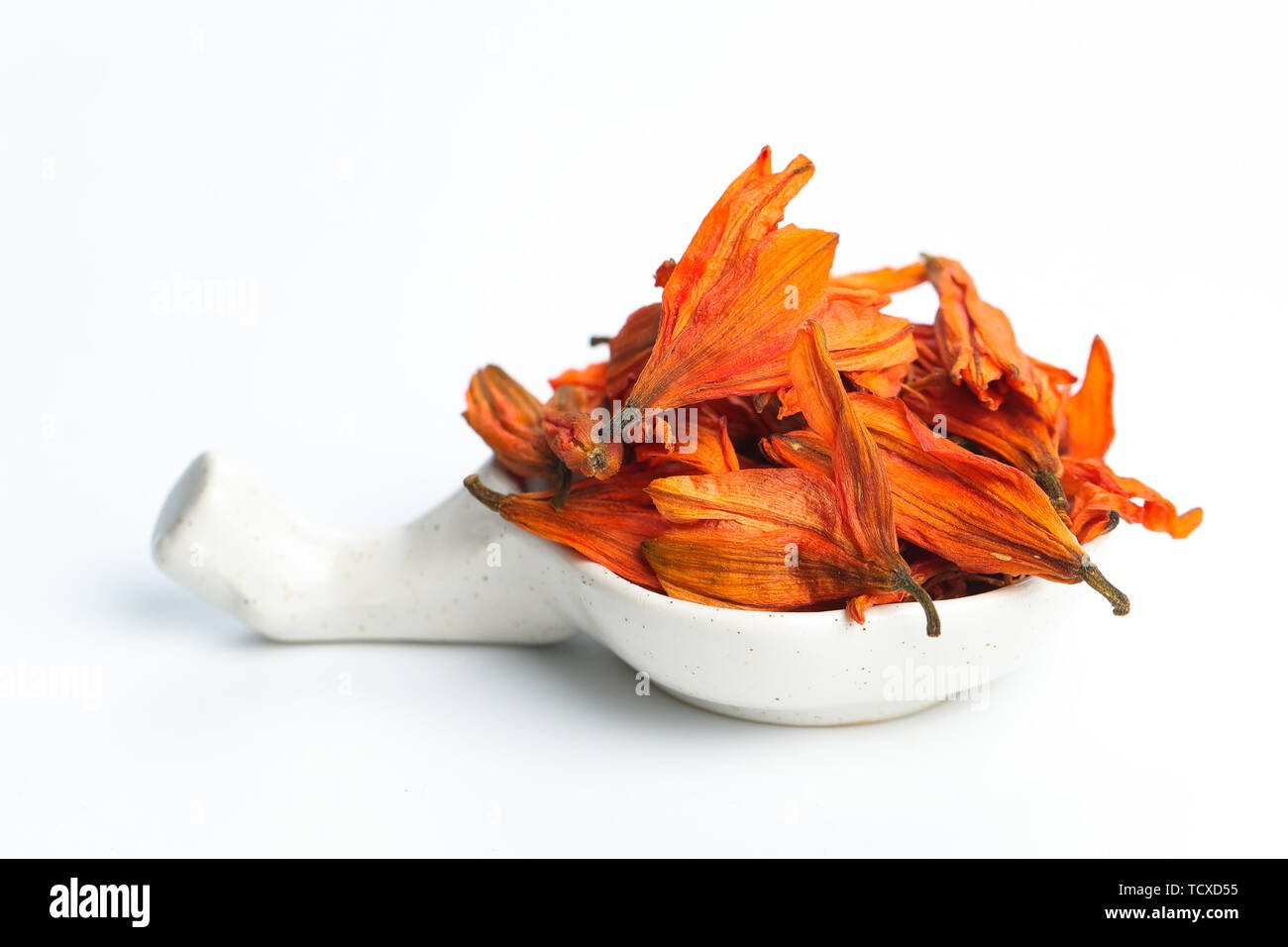 Lily flower tea Stock Photo - Alamy