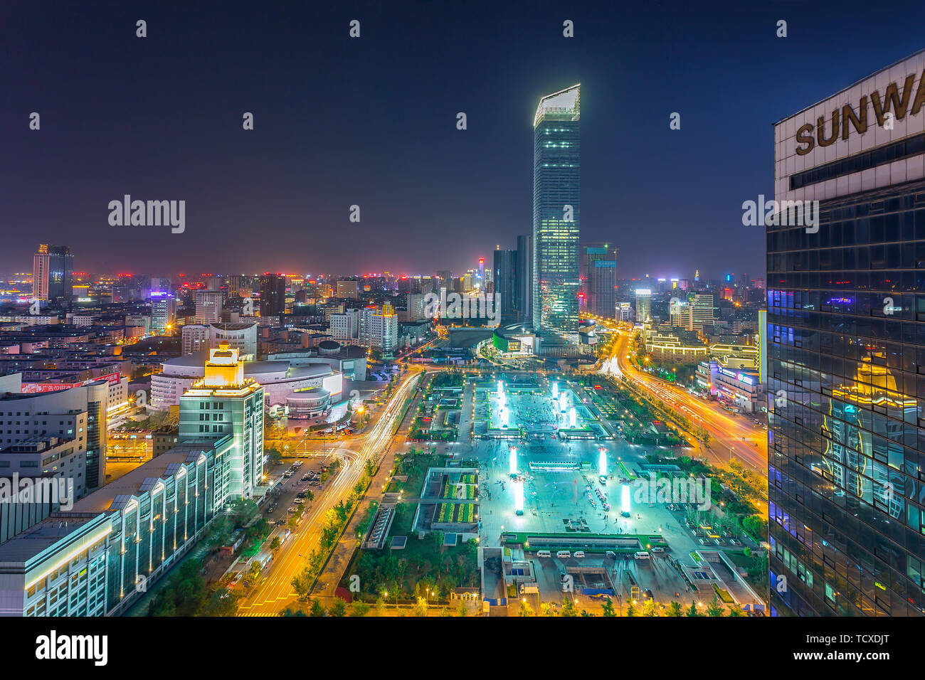 shenyang city square Stock Photo - Alamy