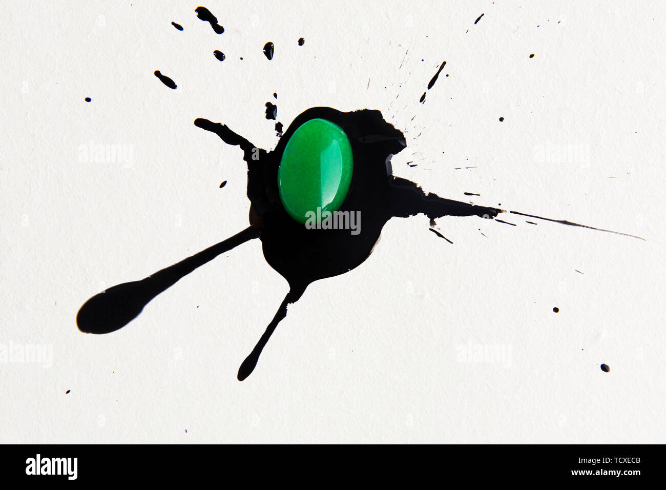 Jade and ink Stock Photo - Alamy