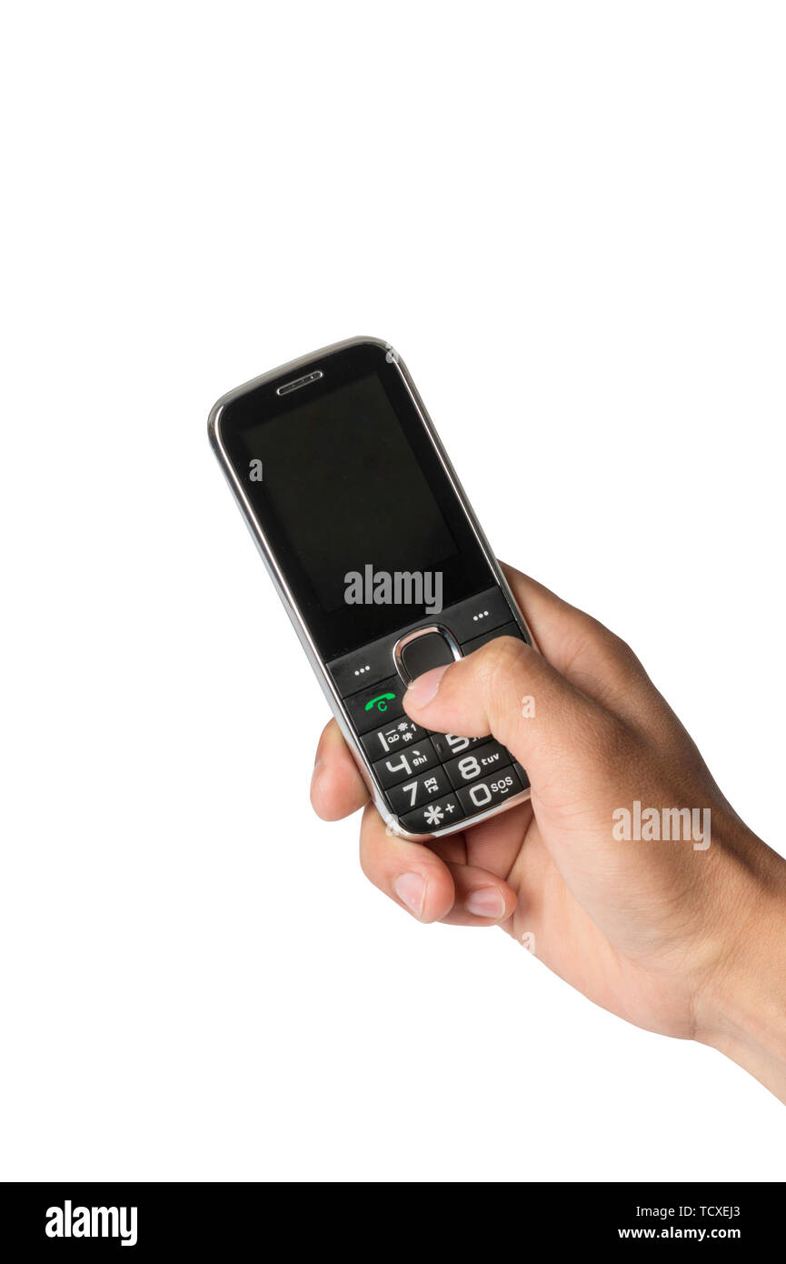 Hand mobile phone Stock Photo - Alamy