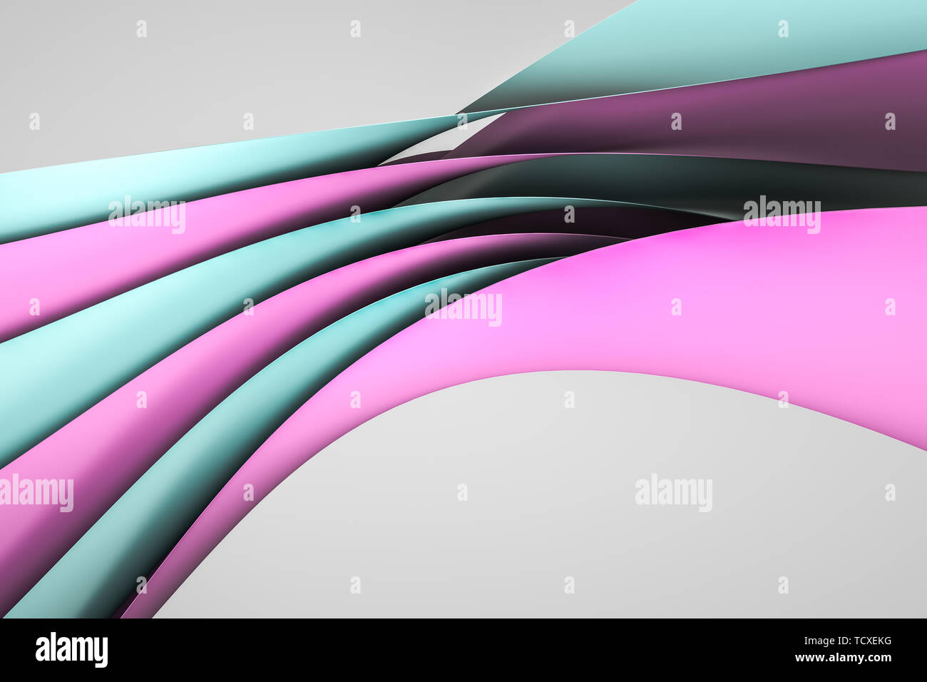 Three-dimensional rendering, blue powder phase flow background Stock ...