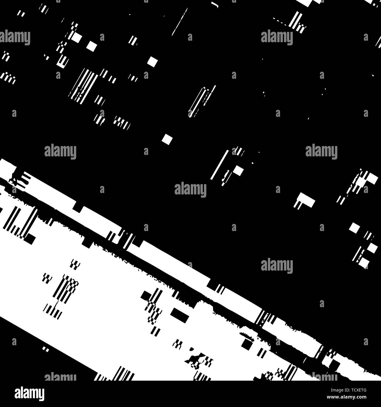 Glitch Overlay Texture Stock Vector Image & Art - Alamy