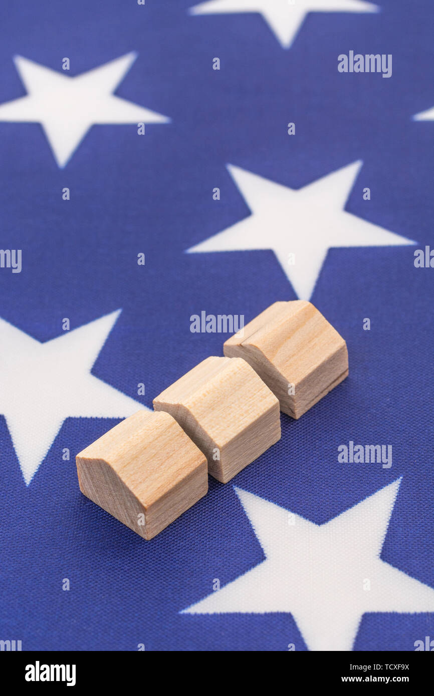 Real estate america metaphor hi-res stock photography and images - Alamy