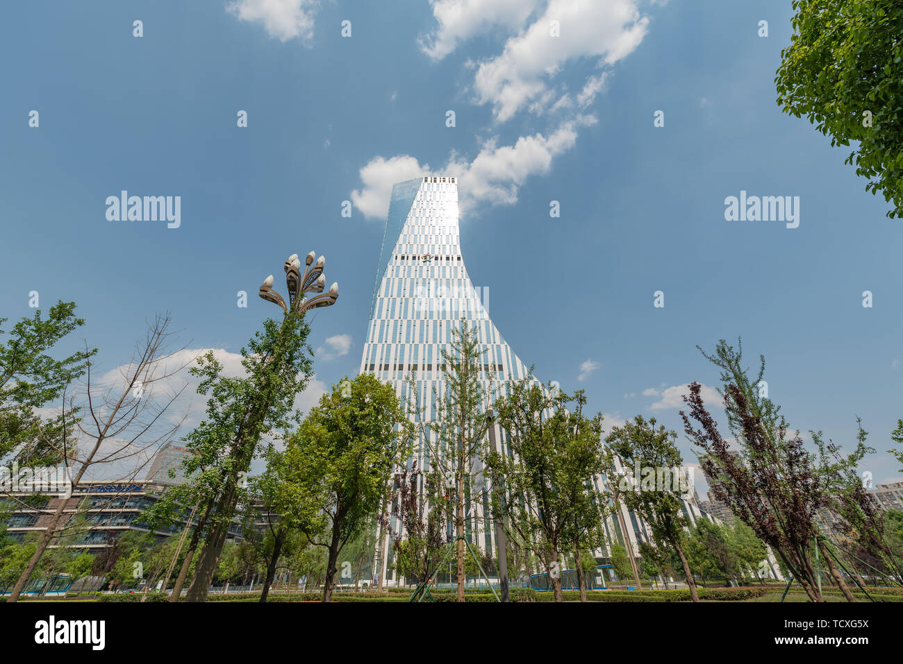 Chengdu China European Center Architecture Stock Photo - Alamy