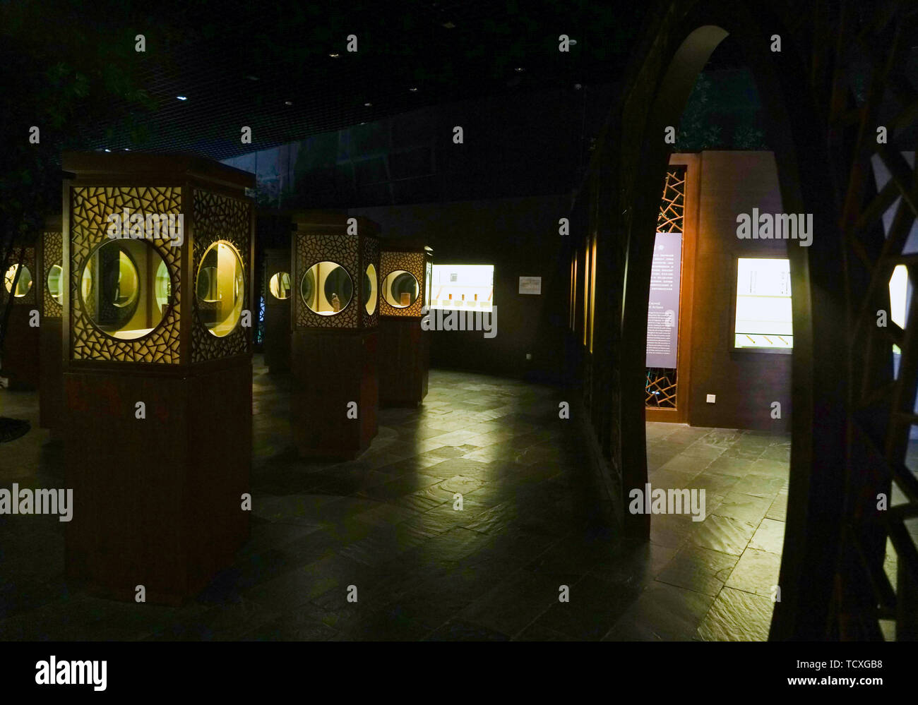 Bamboo carving handicrafts Stock Photo - Alamy