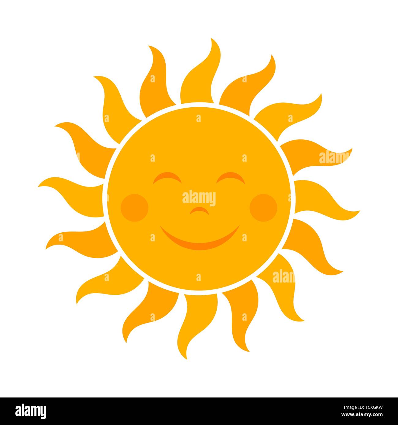 Smiling sunshine Stock Vector Images - Alamy