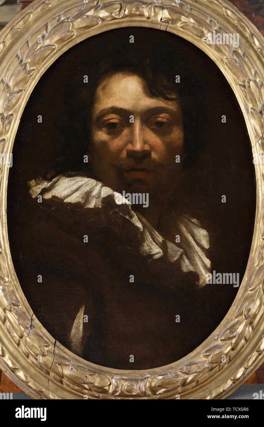 Self-Portrait. Creator: Vouet, Simon (1590-1649 Stock Photo - Alamy
