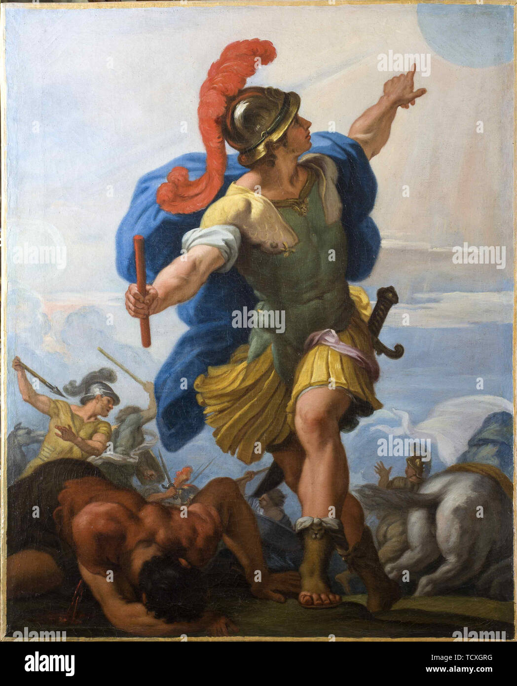 Joshua Commanding the Sun to Stand Still . Creator: Maratta, Carlo ...