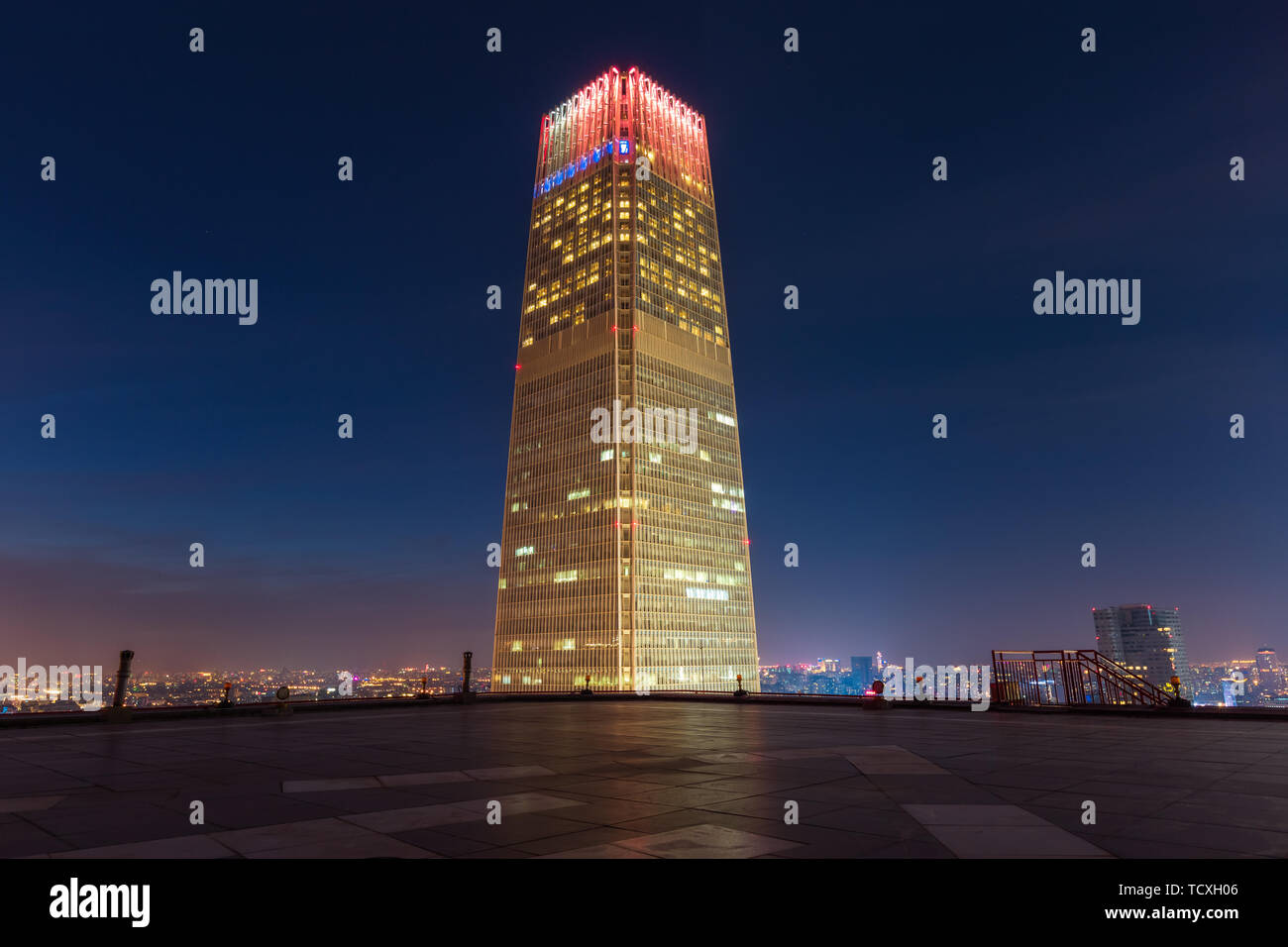 Beijing city night view hi-res stock photography and images - Alamy