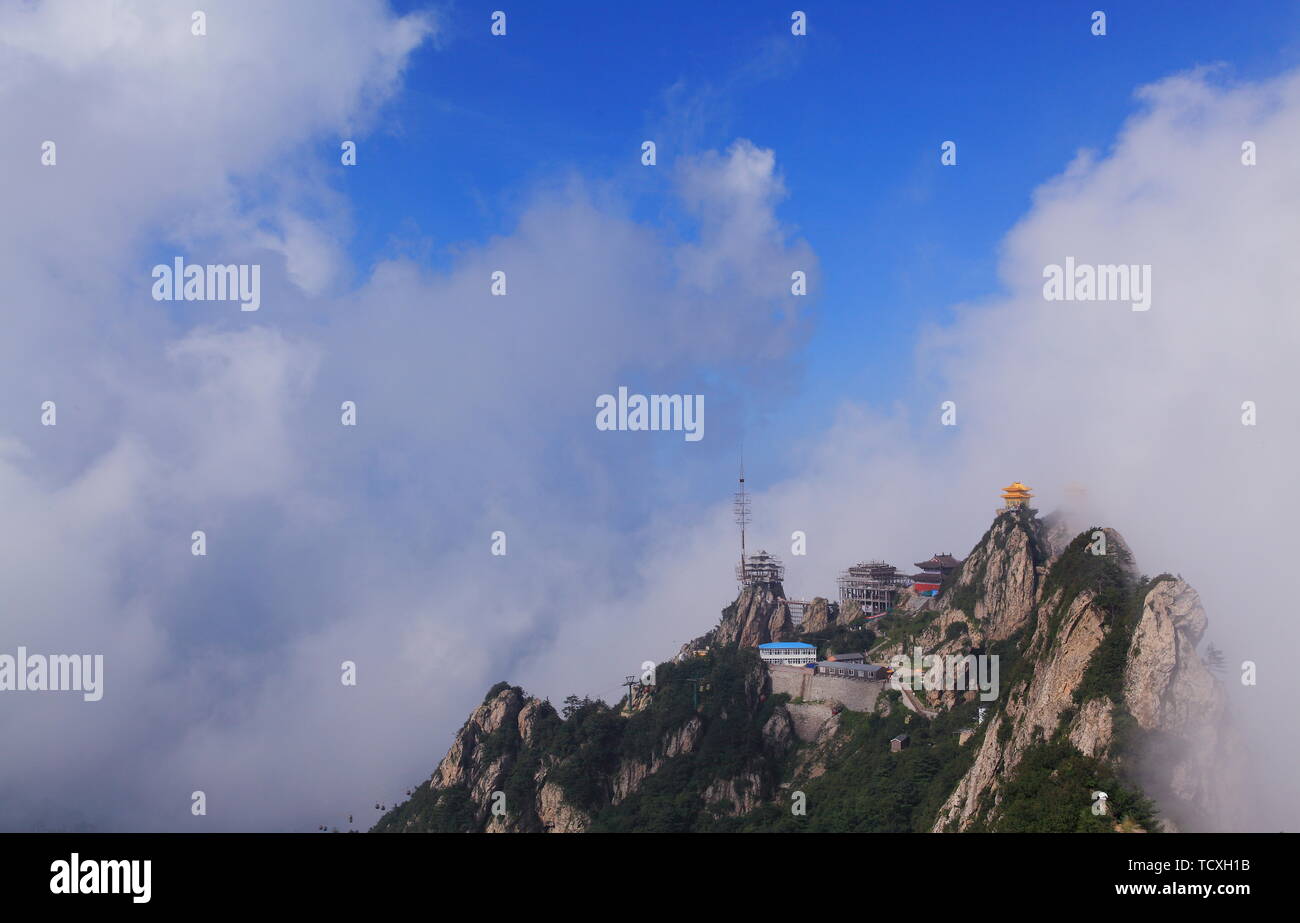 Laojun Mountain Scenic Area Luoyang Henan Province Stock Photo Alamy