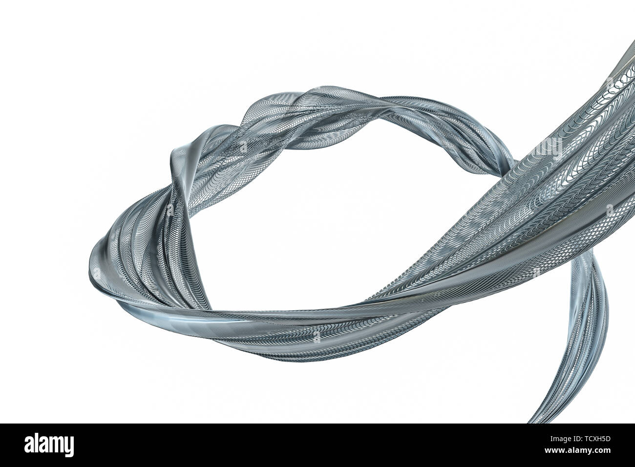 Reticulated metal flow special effects, three-dimensional rendering ...