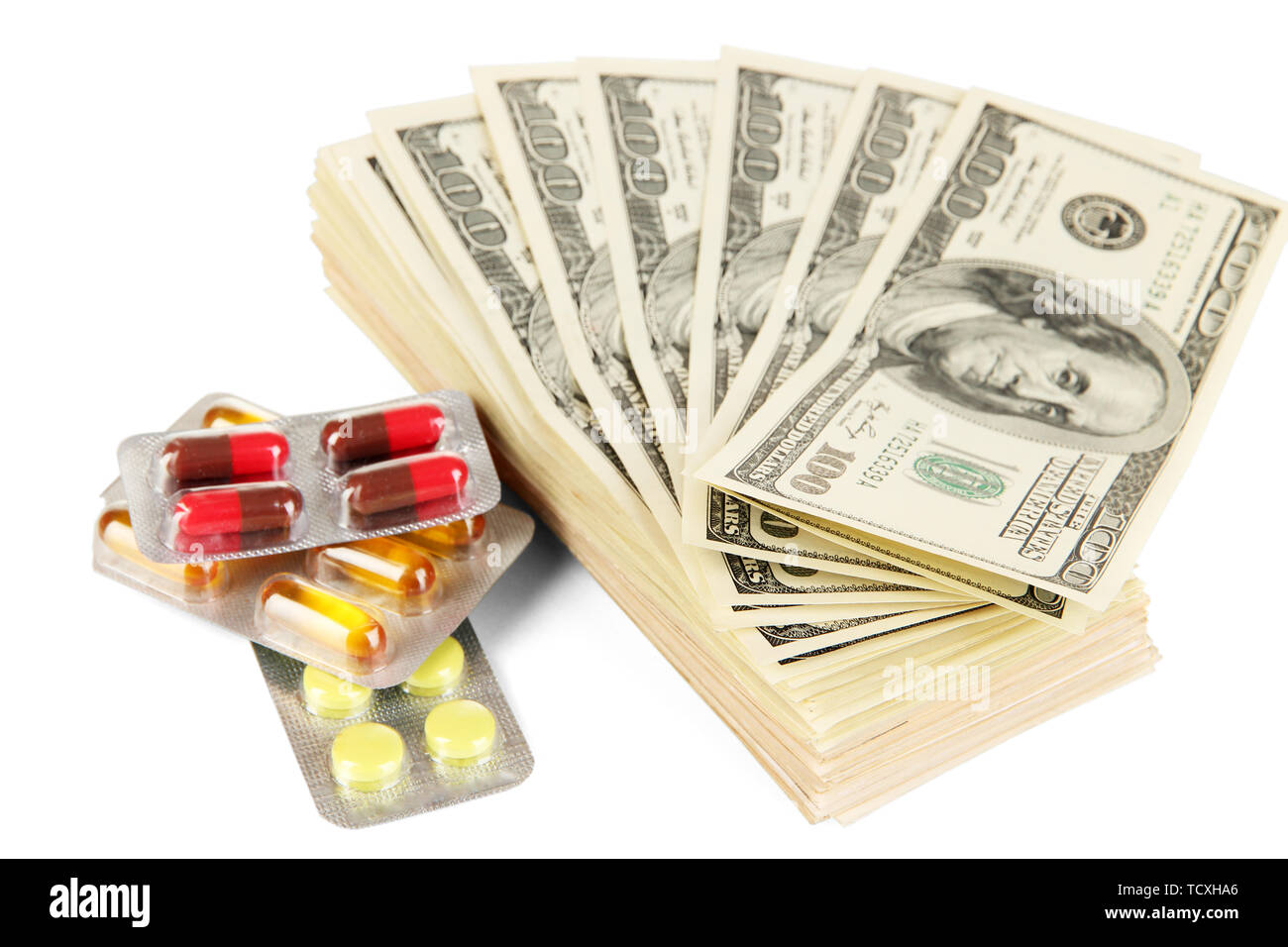 Money dollar medicine cost value hi-res stock photography and images ...
