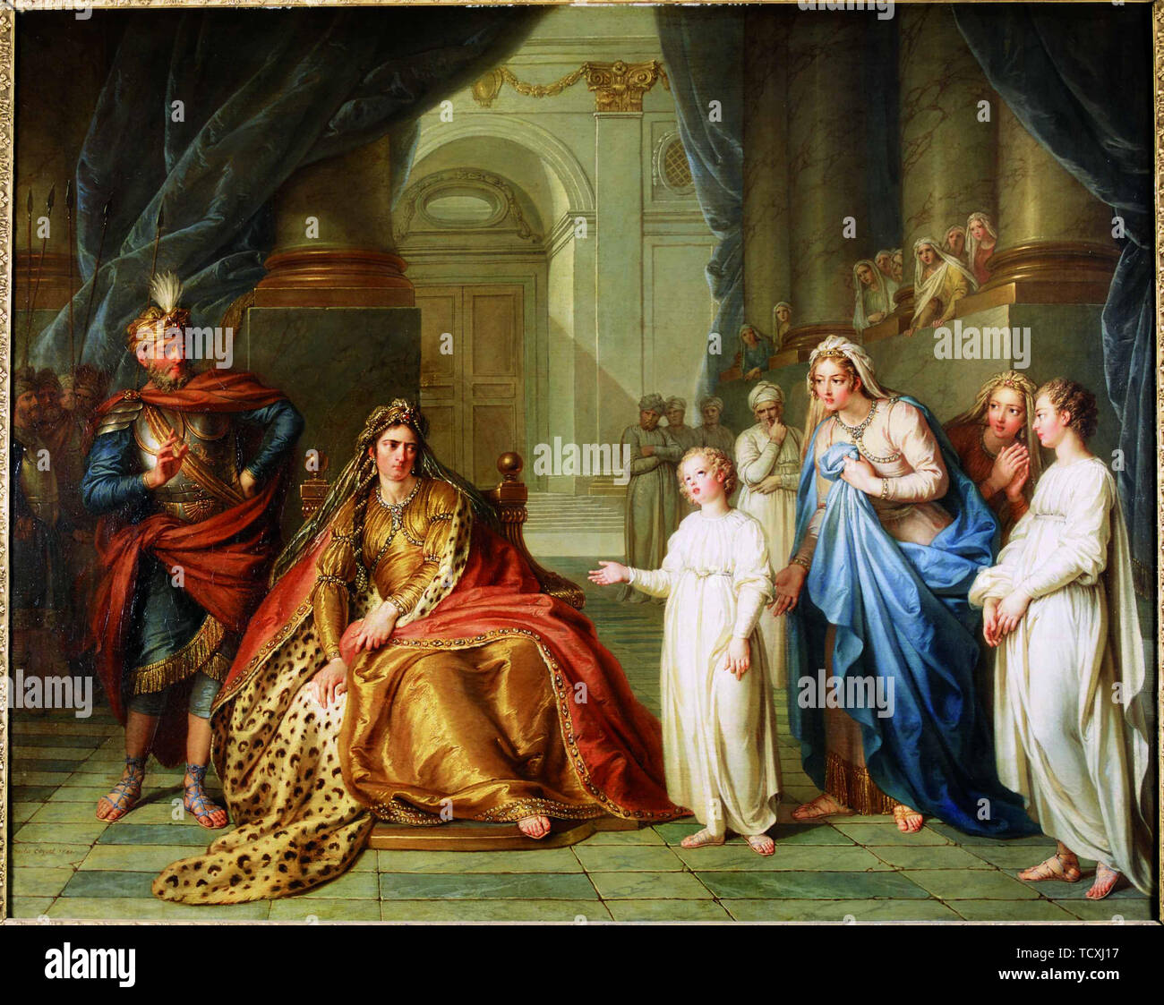 Athaliah and Jehoash, 1741. Creator: Coypel, Charles-Antoine (1694-1752 ...