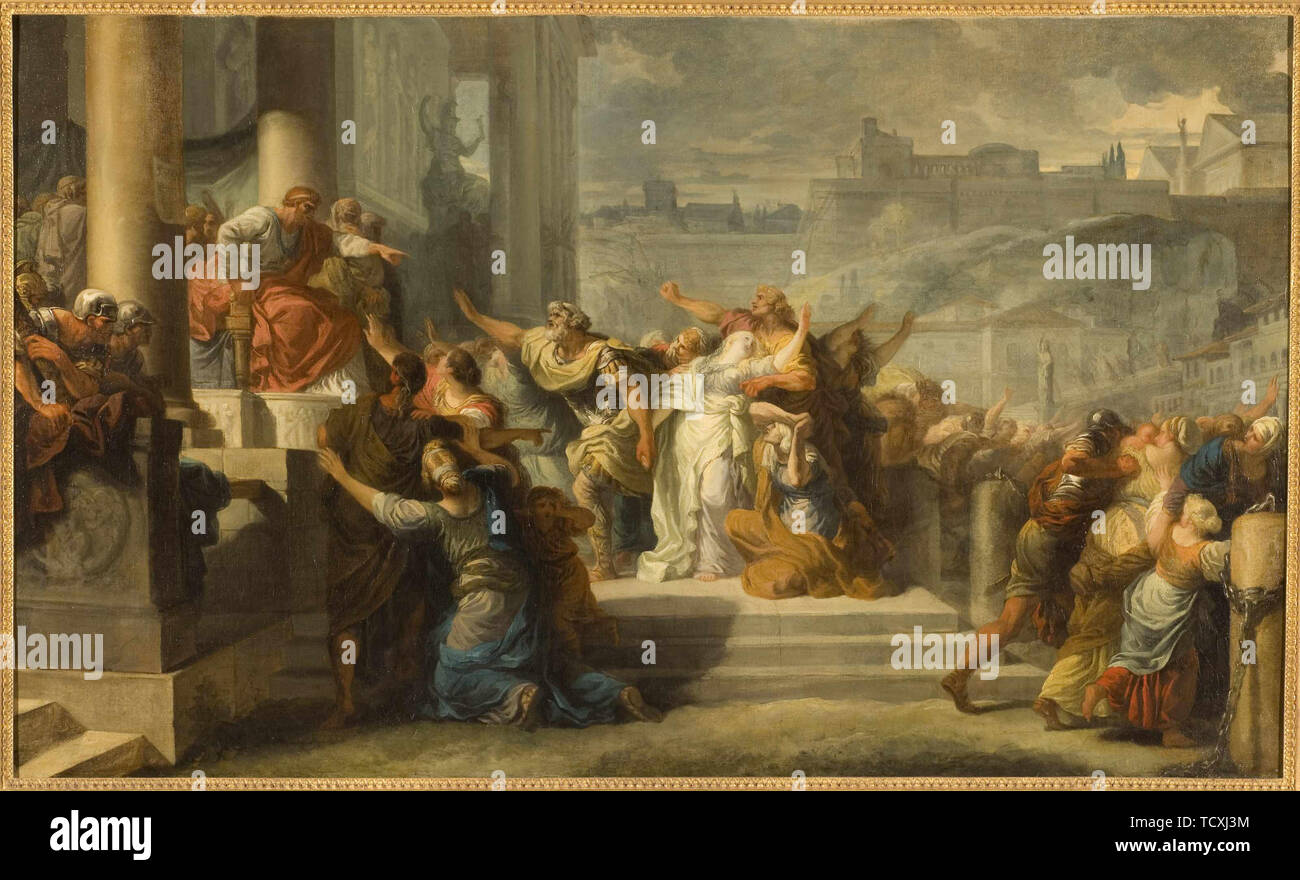 The Death of Virginie, 1759. Creator: Doyen, Gabriel François (1726 ...