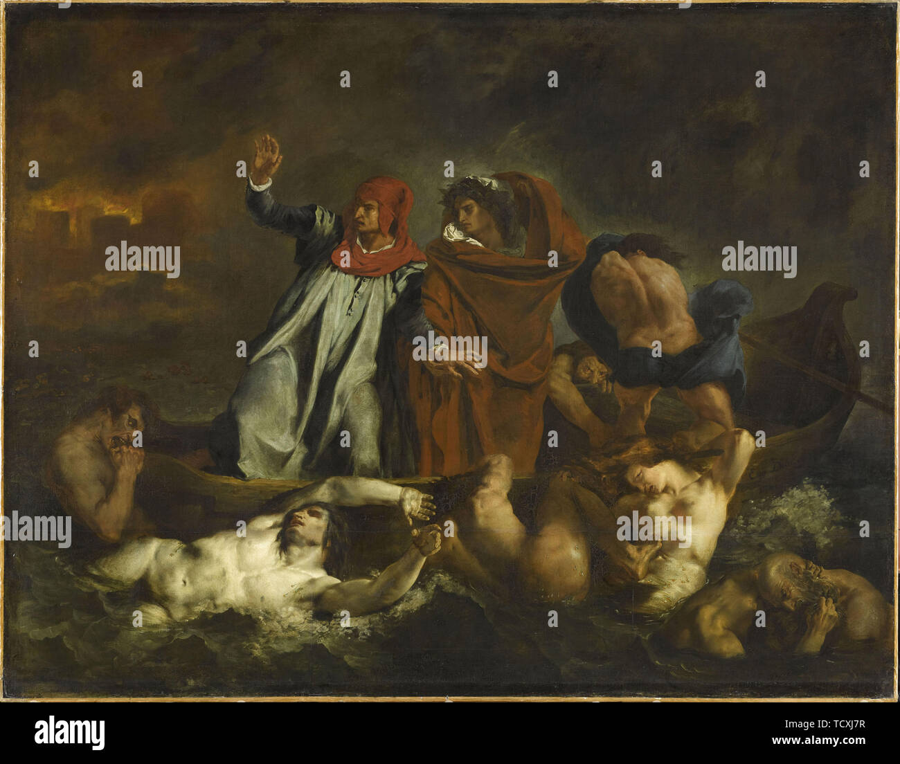 Divina commedia dante delacroix hi-res stock photography and images - Alamy