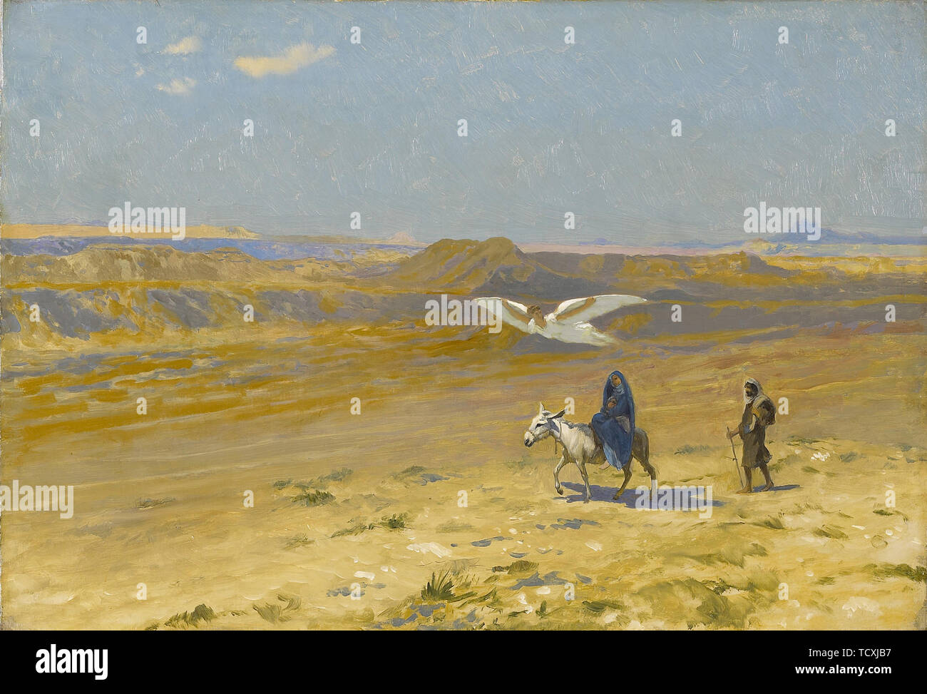 The Flight into Egypt, 1890s. Creator: Gerôme, Jean-Léon (1824-1904 ...