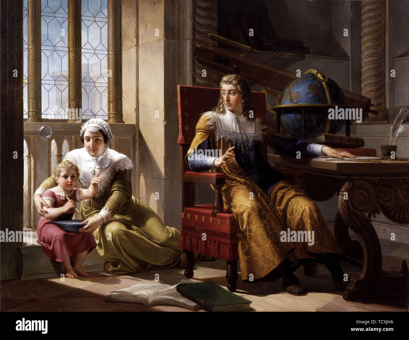 Newton's Discovery of the Refraction of Light, 1827. Creator: Palagi ...