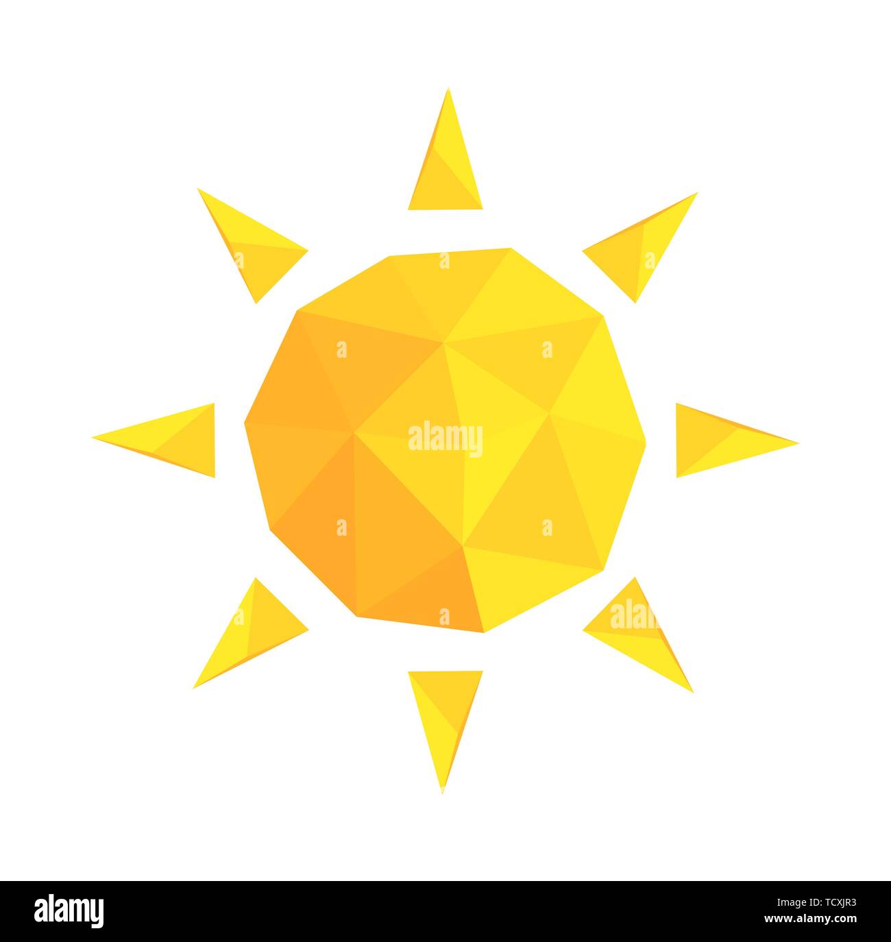Geometric sun Cut Out Stock Images & Pictures - Alamy