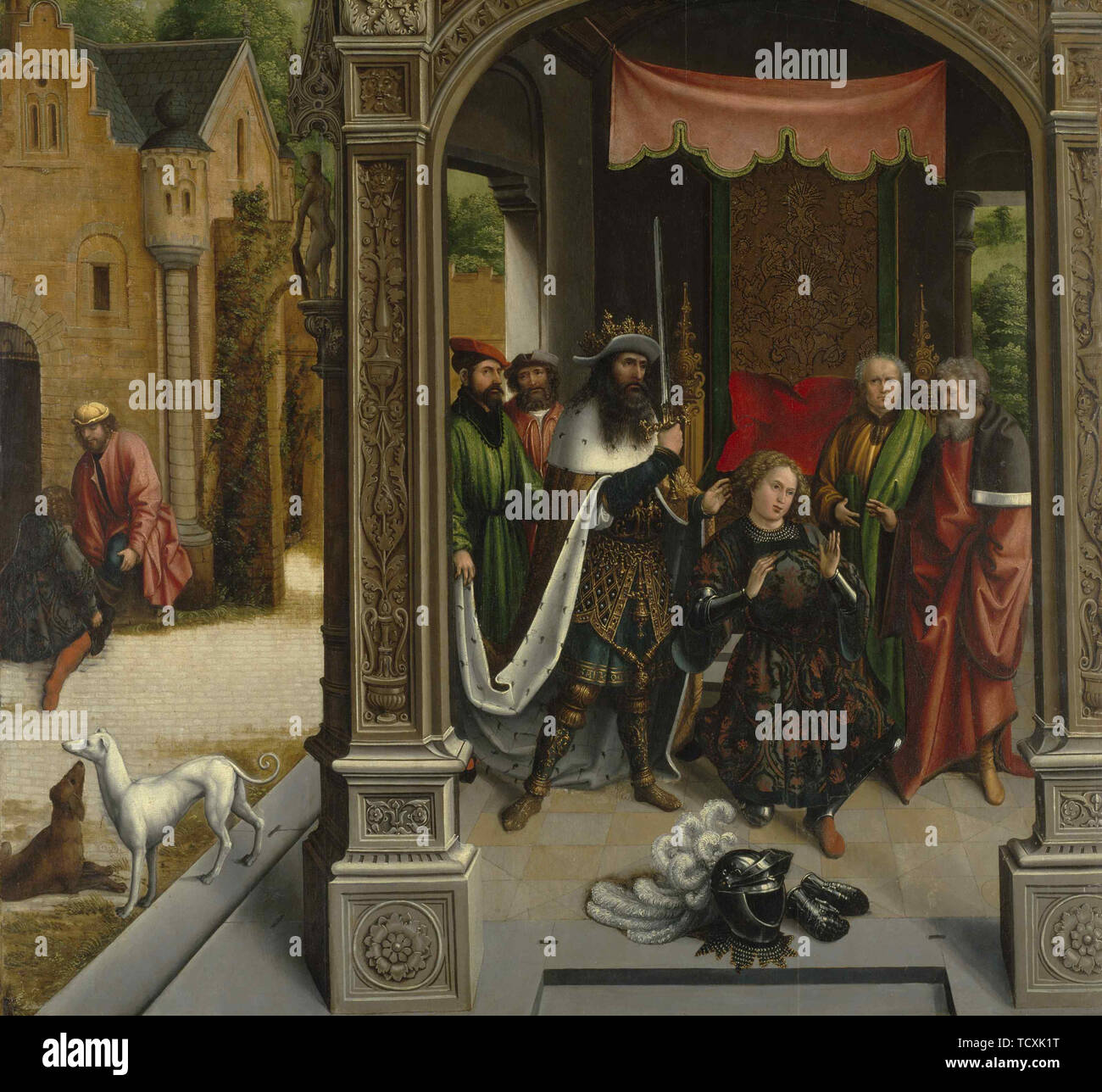 Medieval knighting hi-res stock photography and images - Alamy