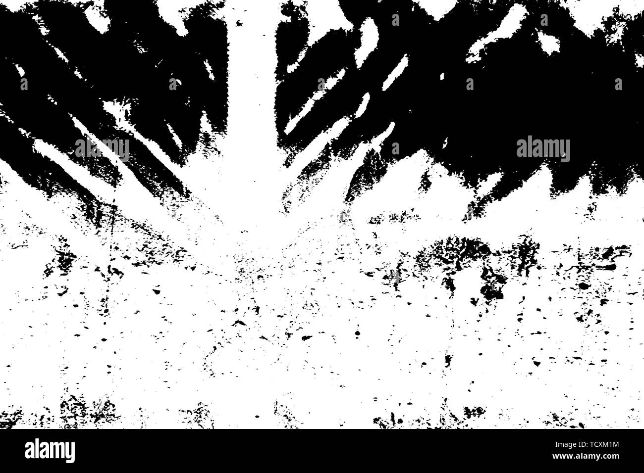 Vintage dust scratches overlay broken Black and White Stock Photos ...