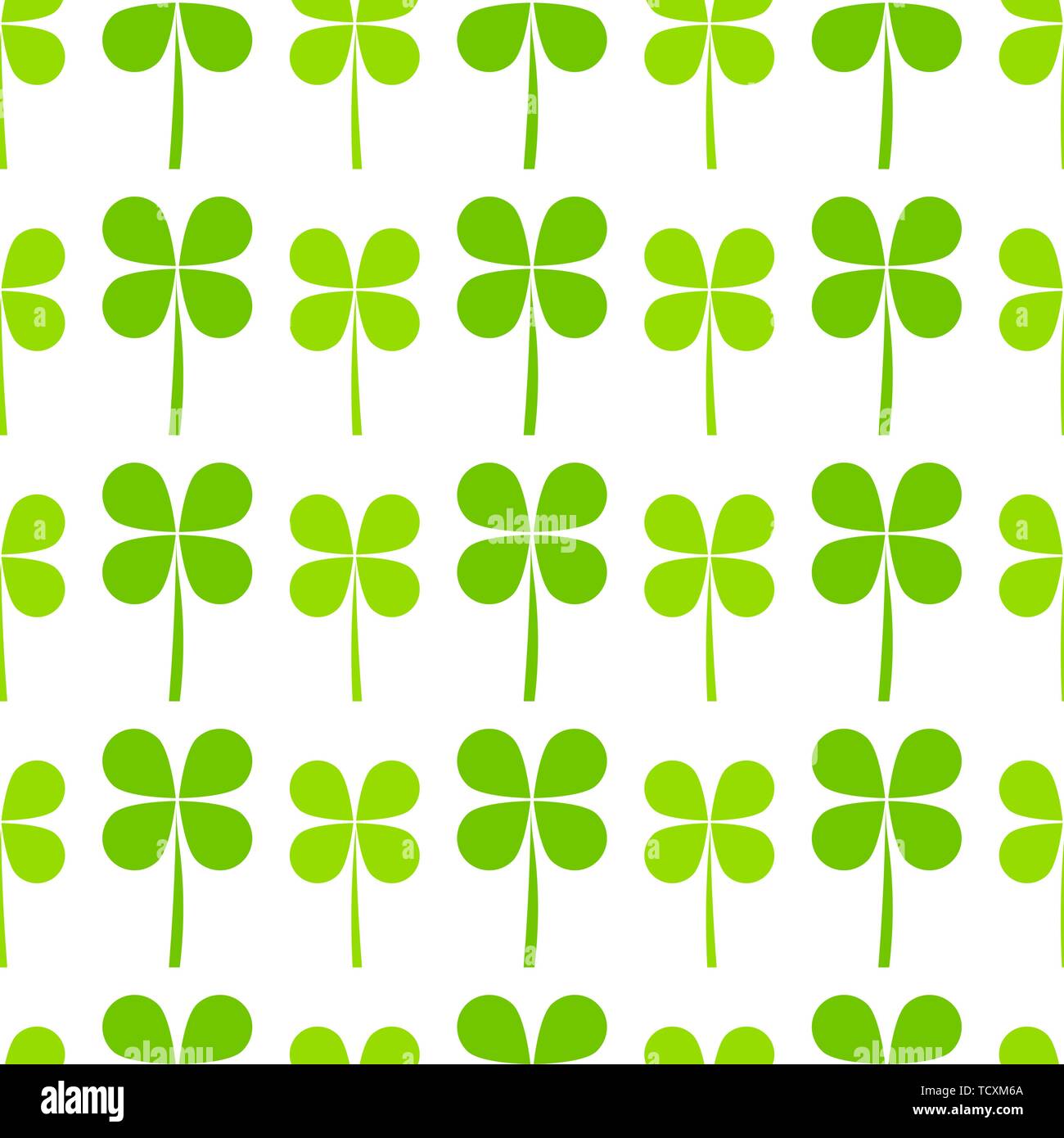 Three leaf clover repeating pattern hi-res stock photography and images ...