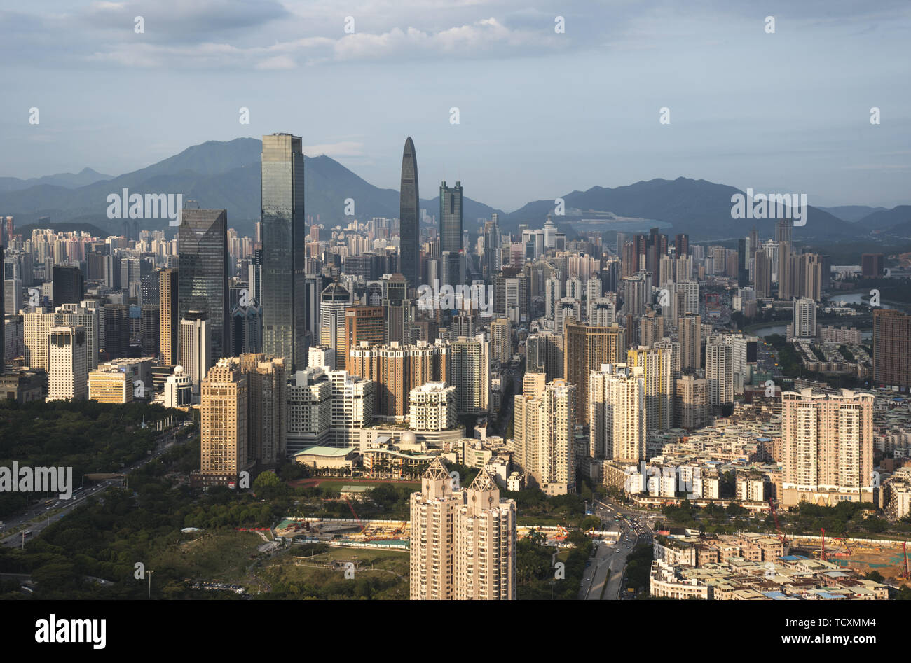 Futian And High Rise Building Architecture Scenery High Resolution ...