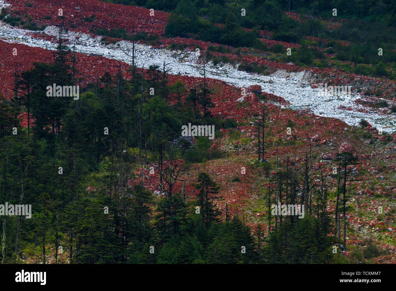 The world's only Redstone Valley Stock Photo - Alamy