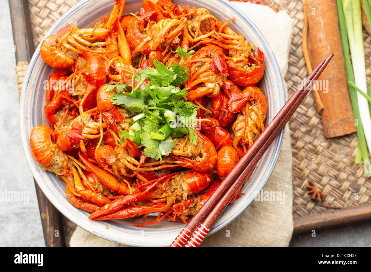 Stir fried crayfish hi-res stock photography and images - Alamy