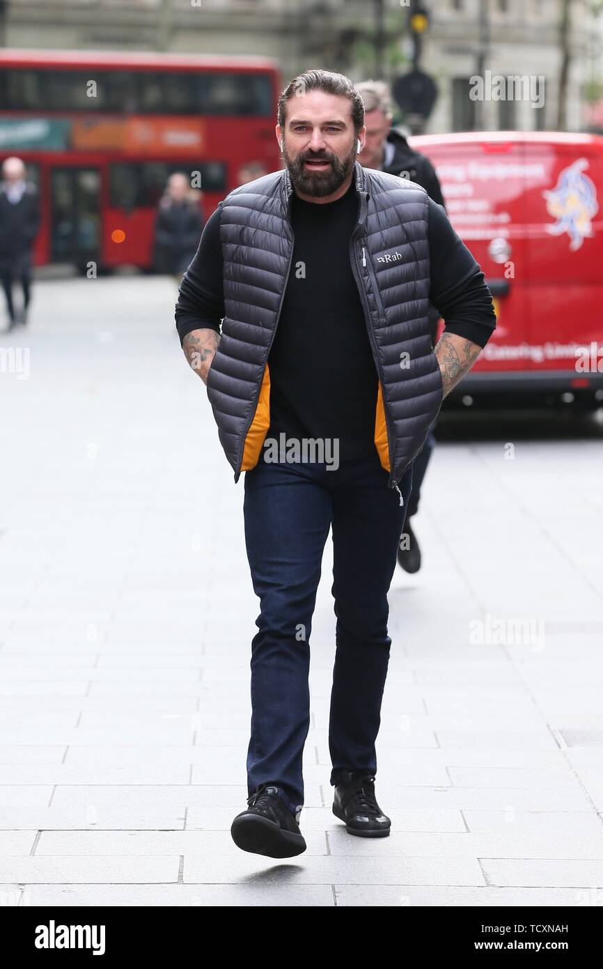 Ant Middleton seen arriving at Global studios for radio interviews ...