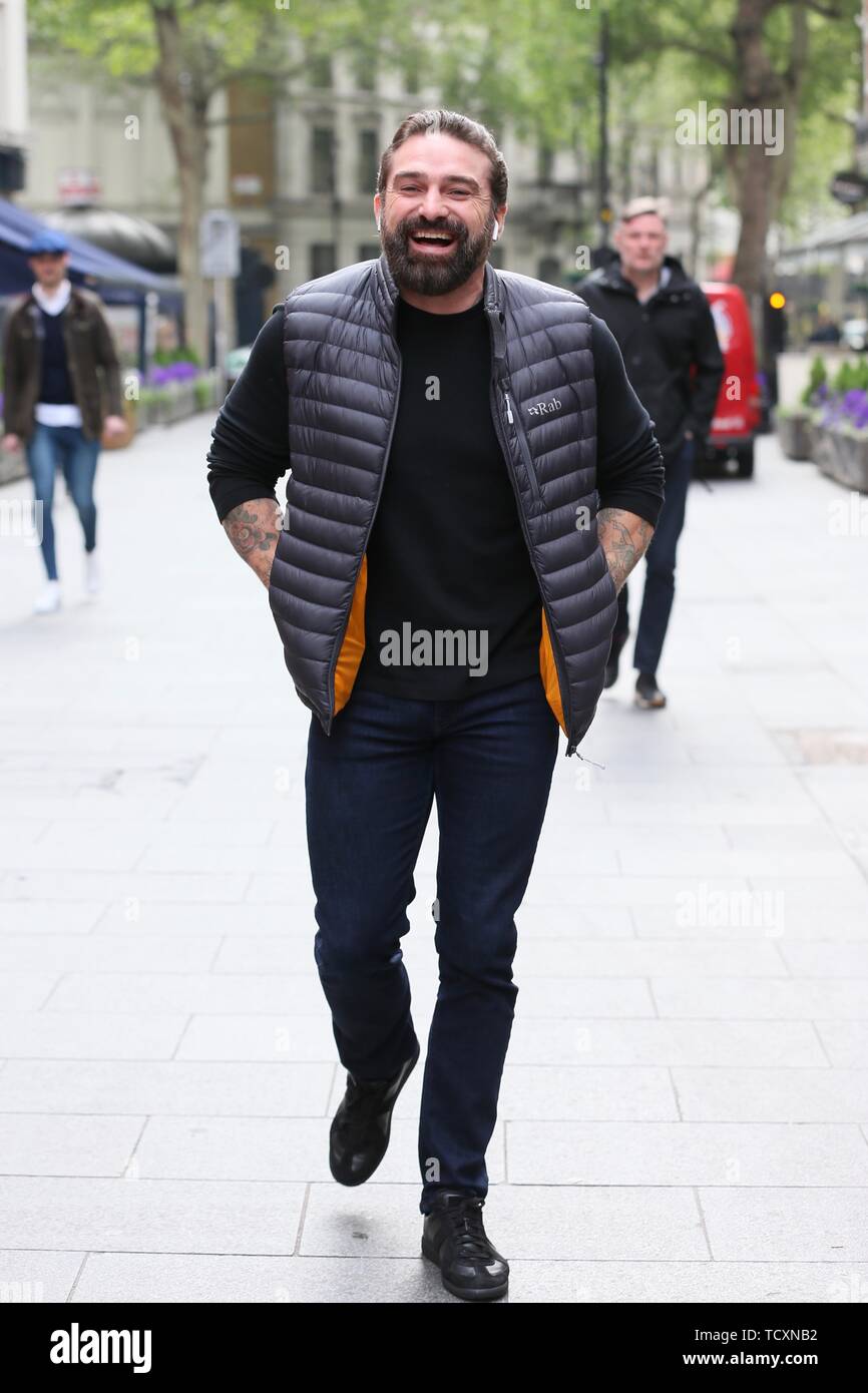 Ant Middleton seen arriving at Global studios for radio interviews ...