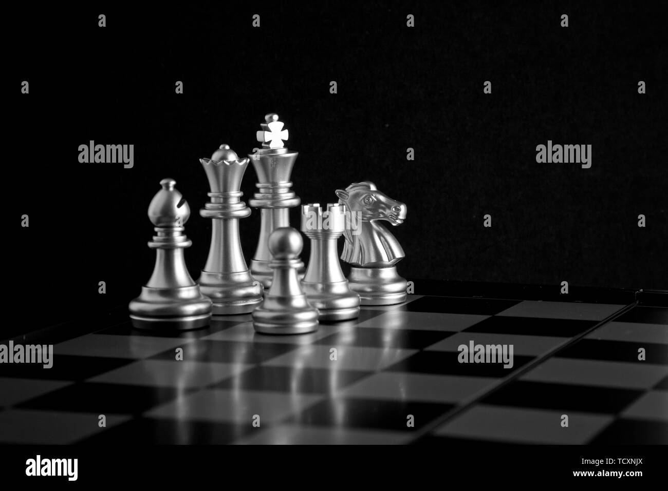 Metal texture chess Stock Photo - Alamy