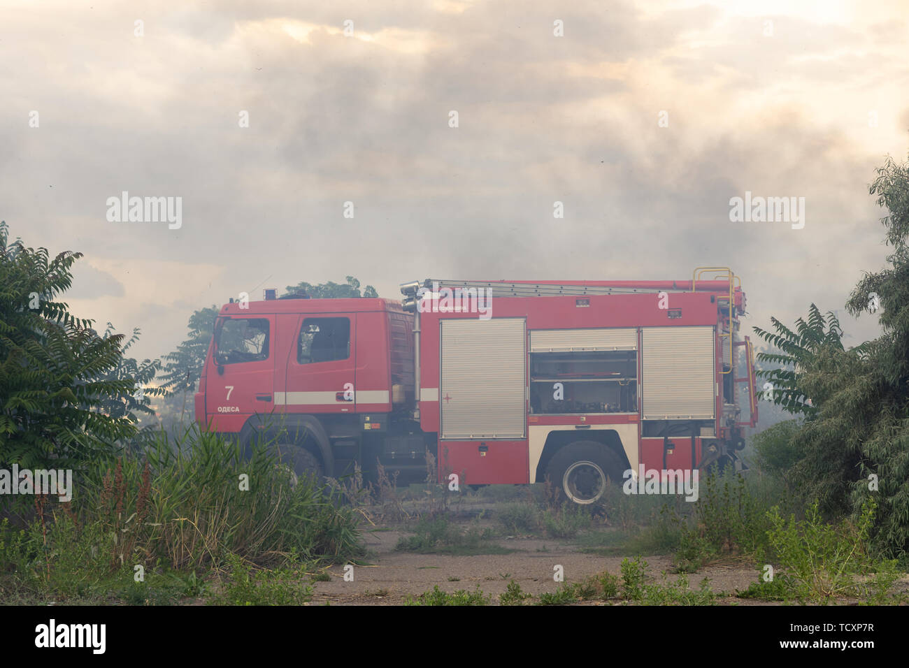Russian fire truck hi-res stock photography and images - Alamy