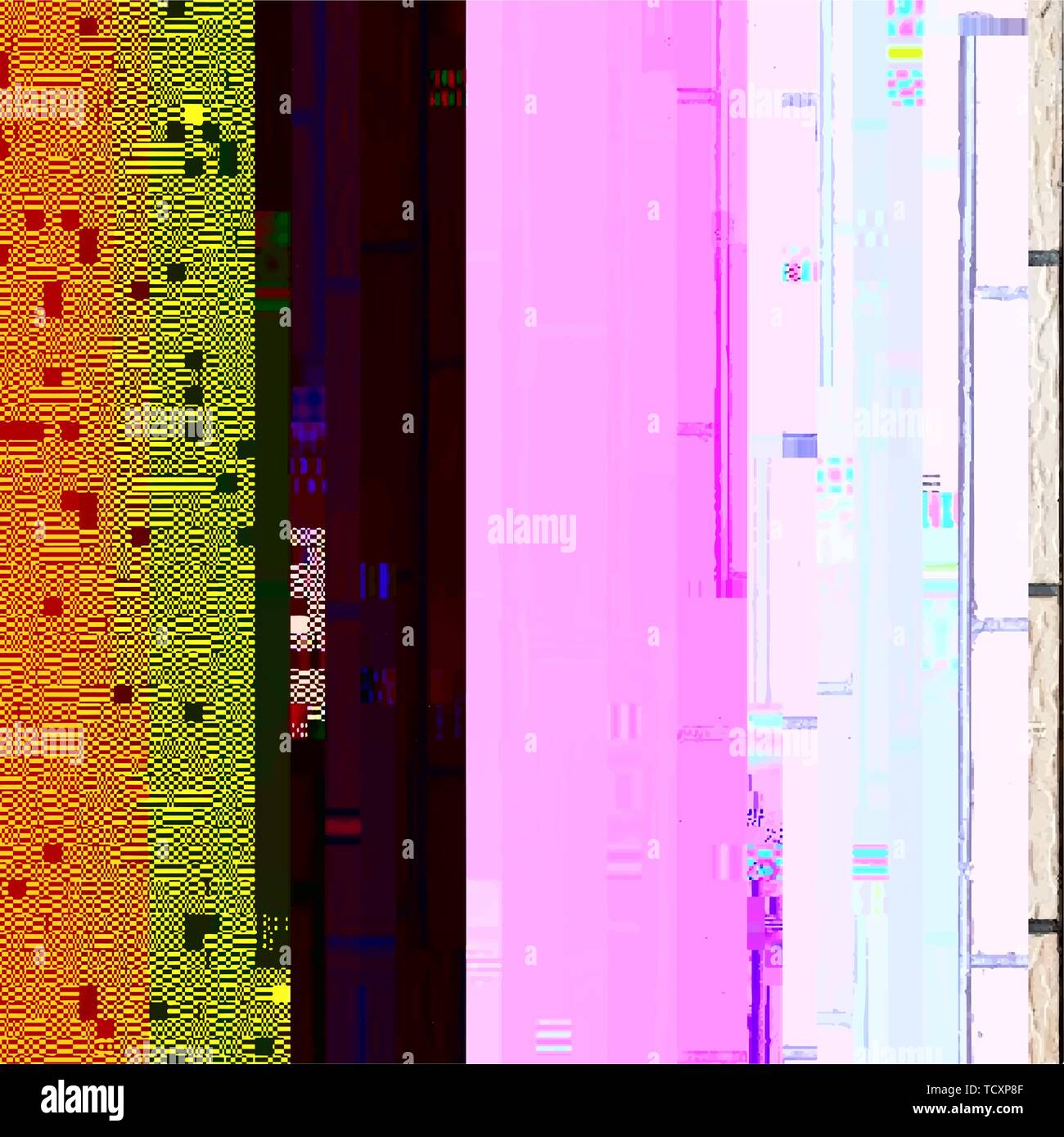 Glitched Overlay Background Stock Vector Image & Art - Alamy