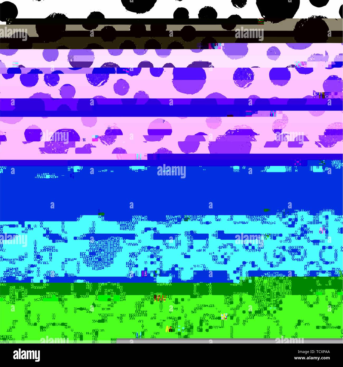 Glitched Overlay Background Stock Vector Image & Art - Alamy