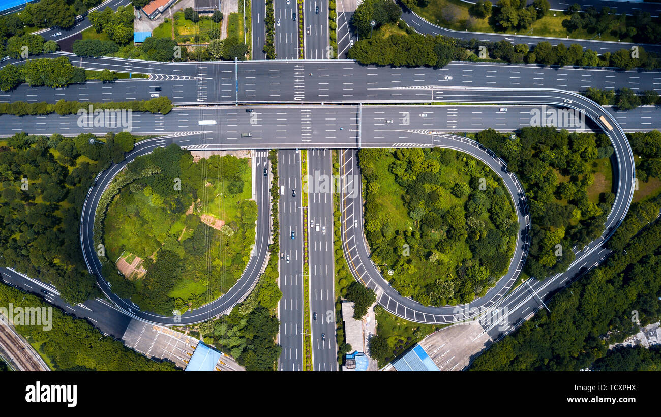 Aerial Photograph Expressway Stock Photo - Alamy