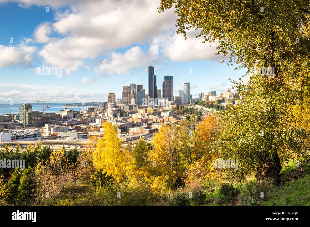 Cityscape and skyline of seattle Stock Photo - Alamy