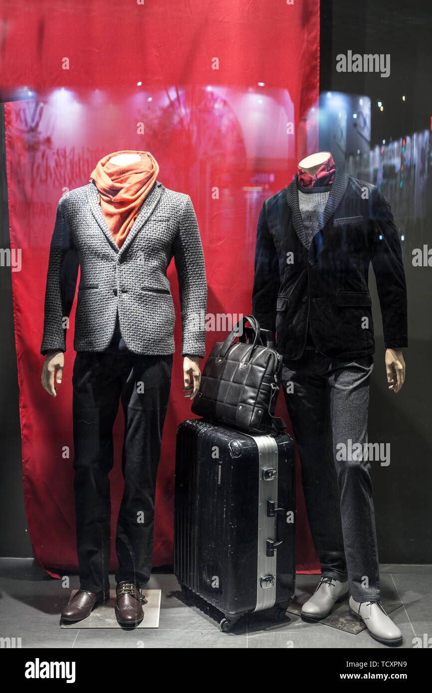 Shop Window Display Man Clothes High Resolution Stock Photography and ...