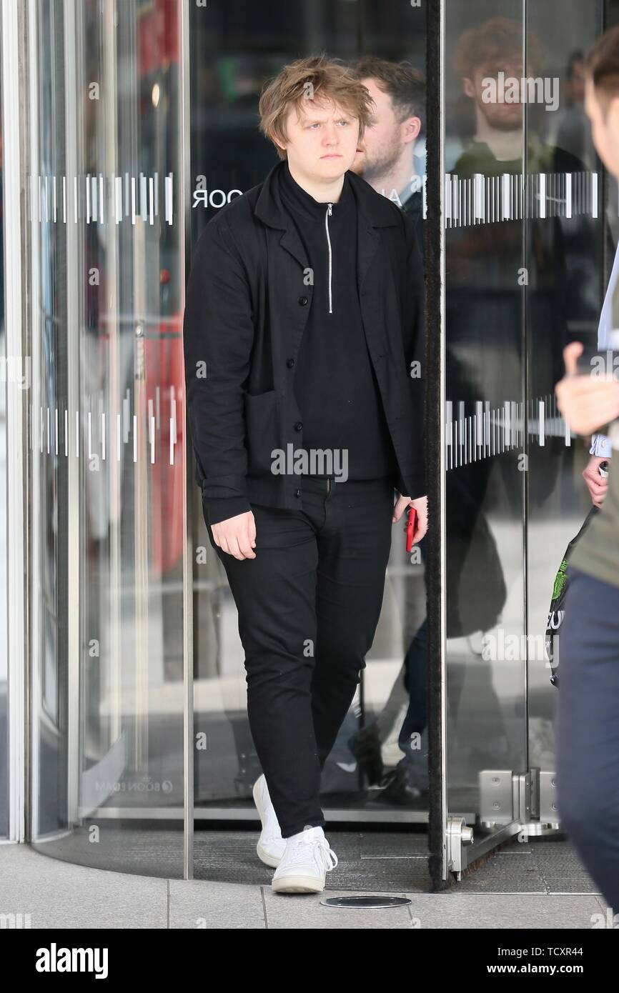 Lewis Capaldi seen leaving Virgin radio after performing on the ...