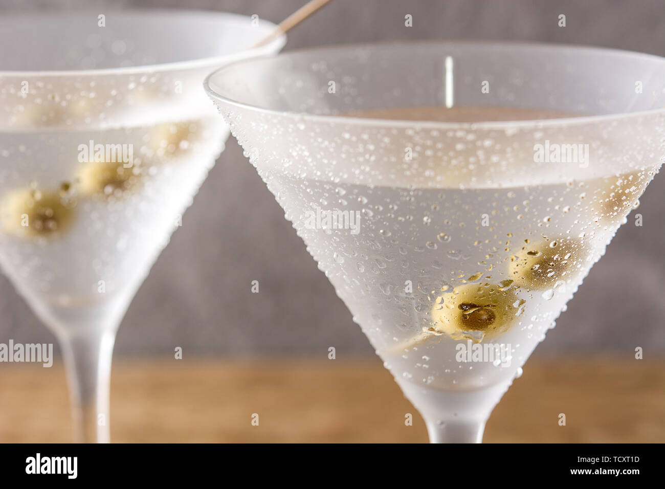 Martini with olives hi-res stock photography and images - Alamy