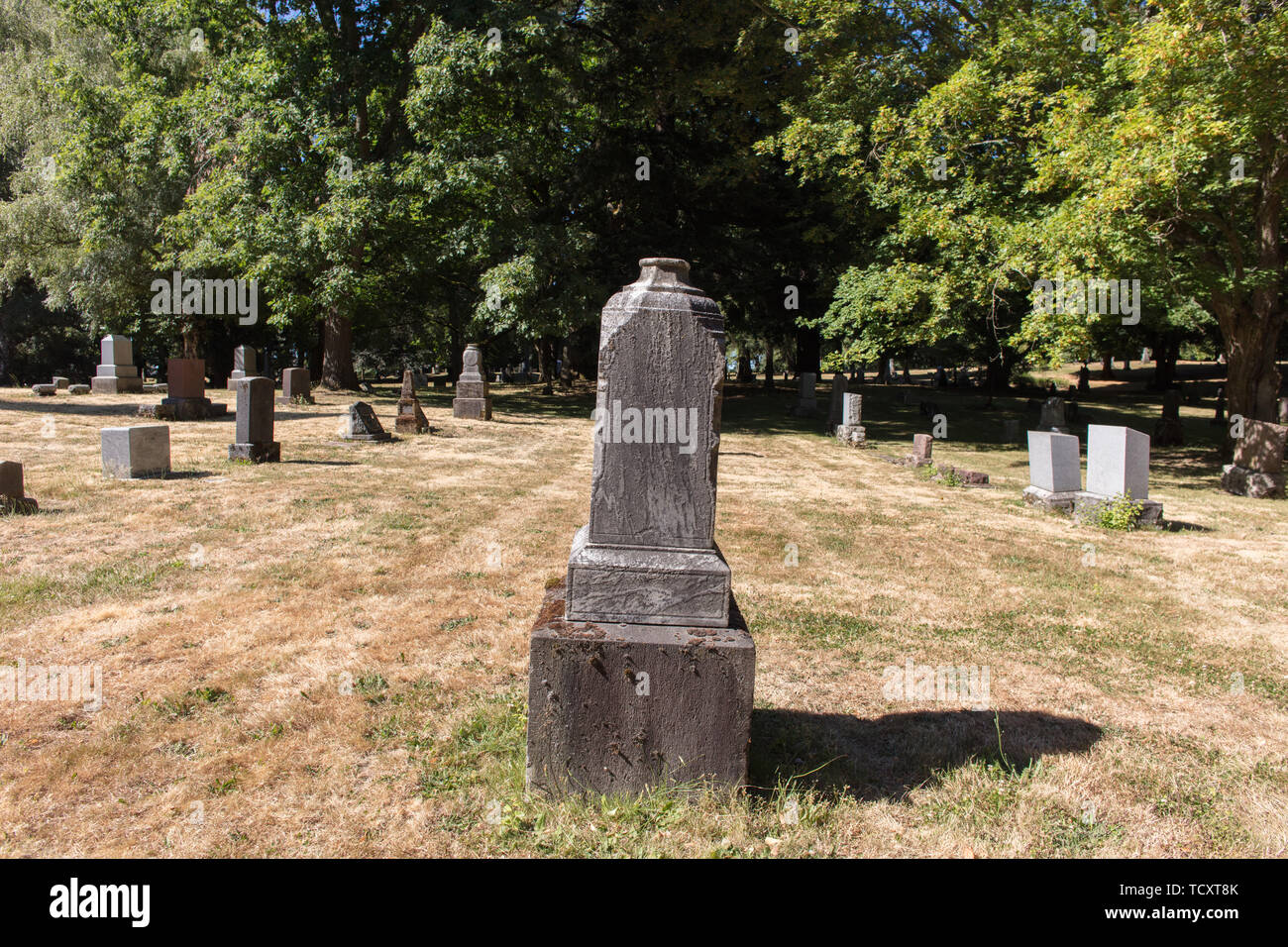 Portland cemetery, United States Stock Photo - Alamy