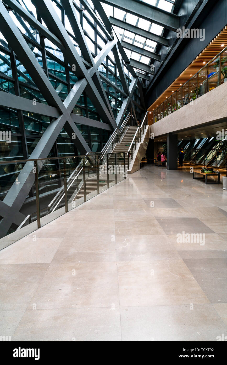 Top-floor steel structure of Chengdu Museum Stock Photo - Alamy