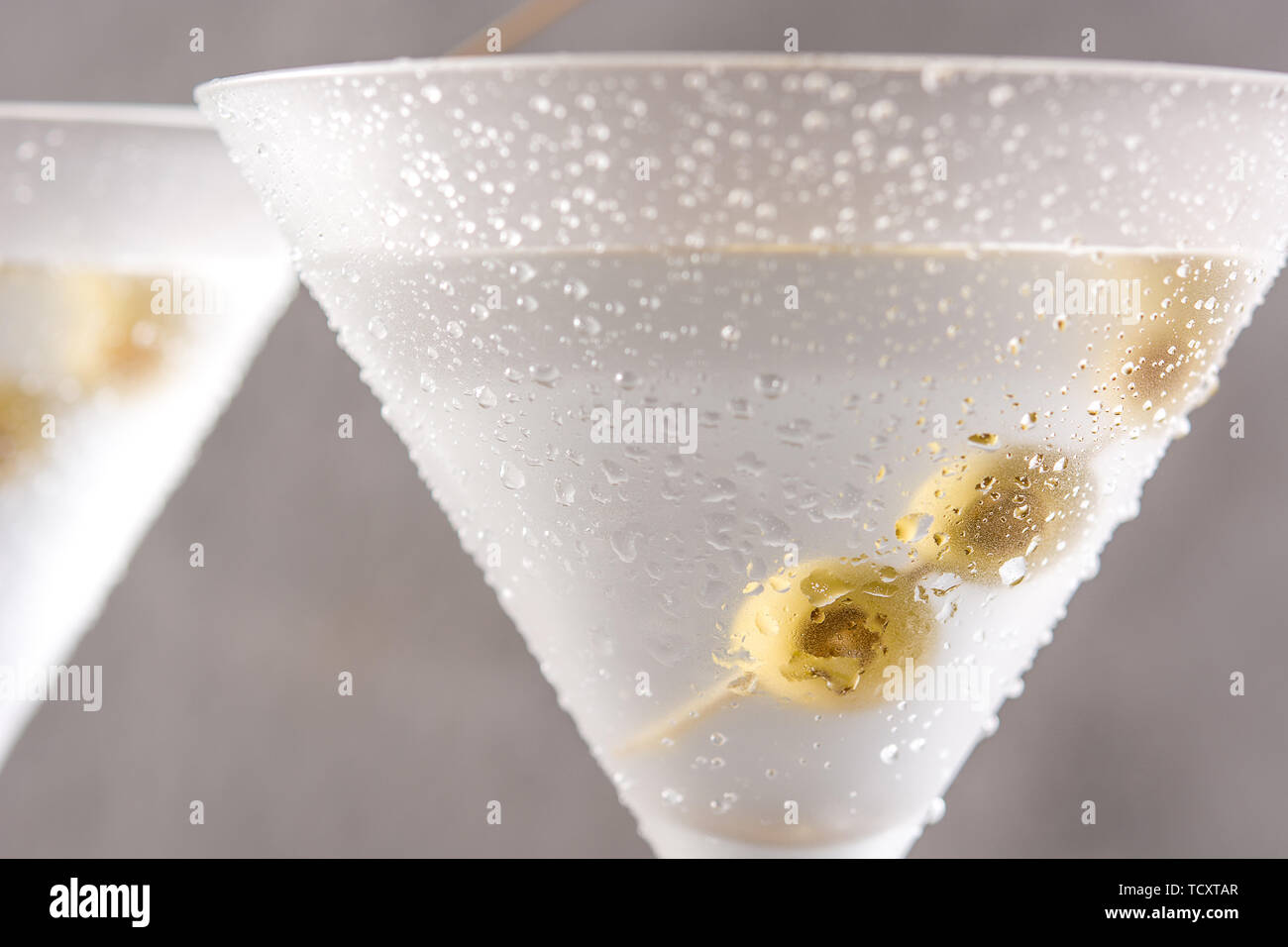 Martini with olives hi-res stock photography and images - Alamy