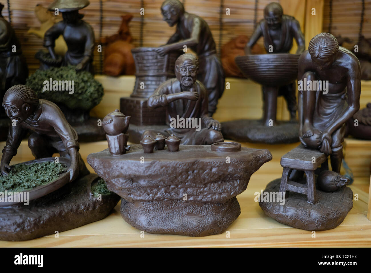 Making tea sculptures Stock Photo - Alamy