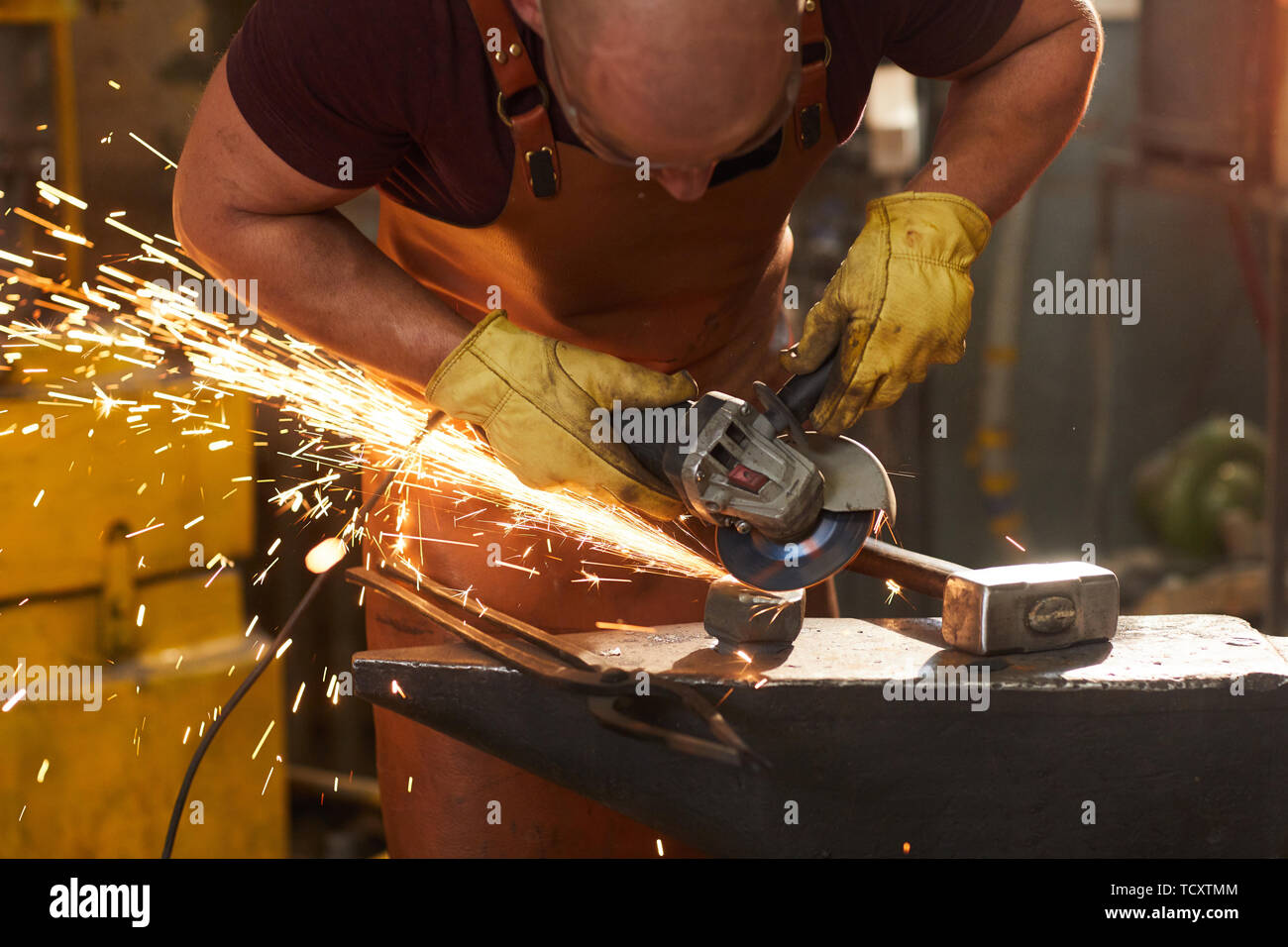 Hand tool in use hi-res stock photography and images - Alamy