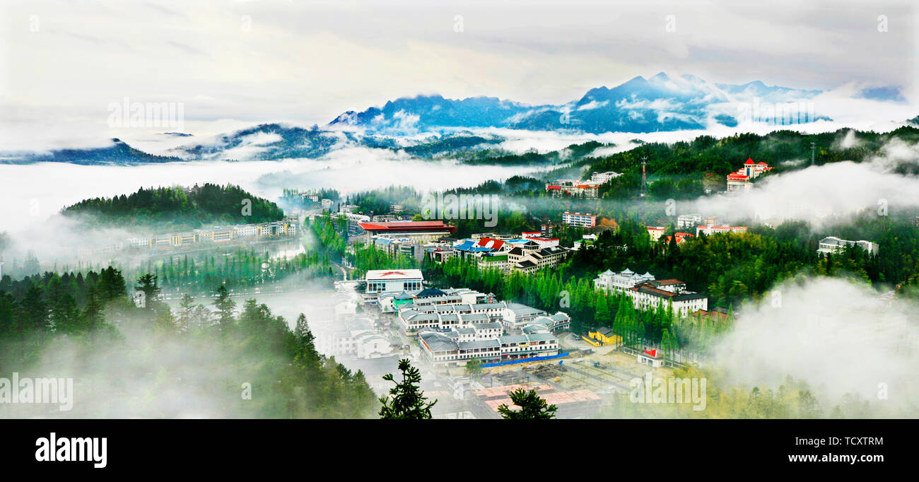 Scenery of Tiping Scenic Area, Jinggangshan Stock Photo - Alamy