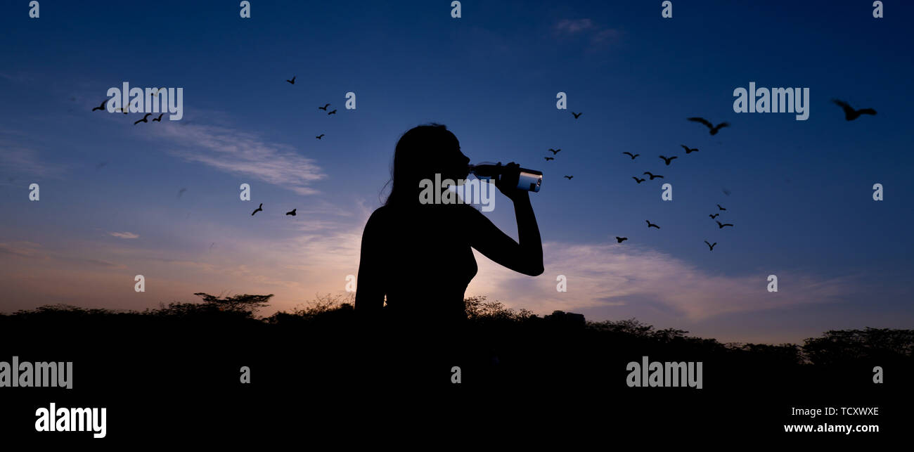 ins travel shooting style portrait photographer Susan Chengdu Stock ...